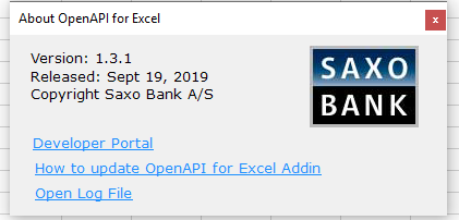 Saxo Bank Developer Portal