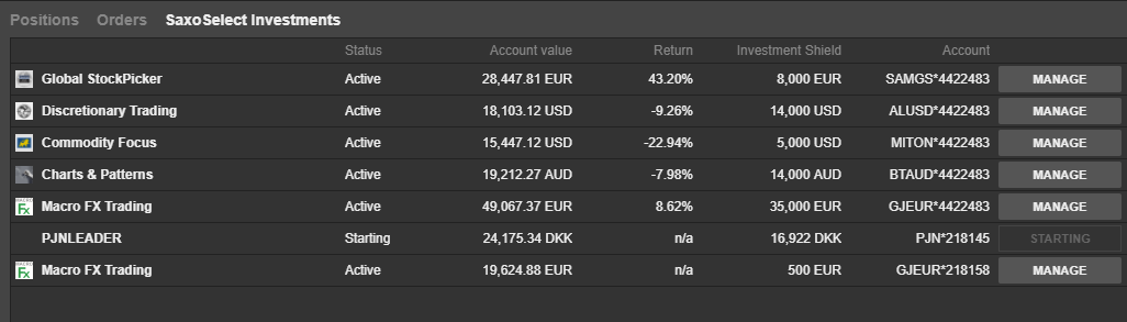 Saxo Bank Developer Portal