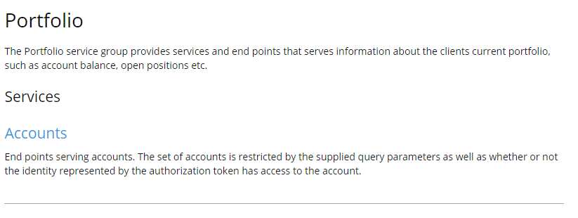 Saxo Bank Developer Portal