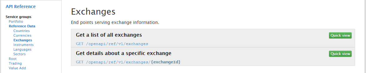 Saxo Bank Developer Portal