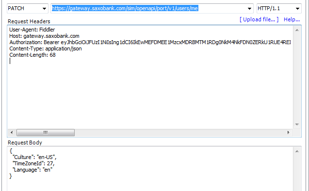 Saxo Bank Developer Portal