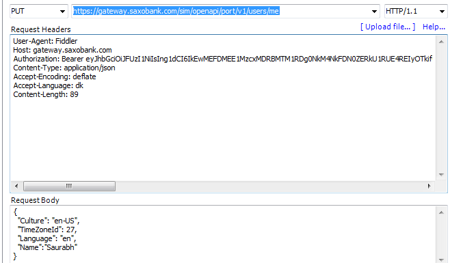 Saxo Bank Developer Portal