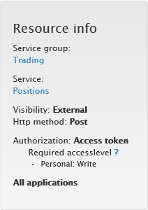 Saxo Bank Developer Portal