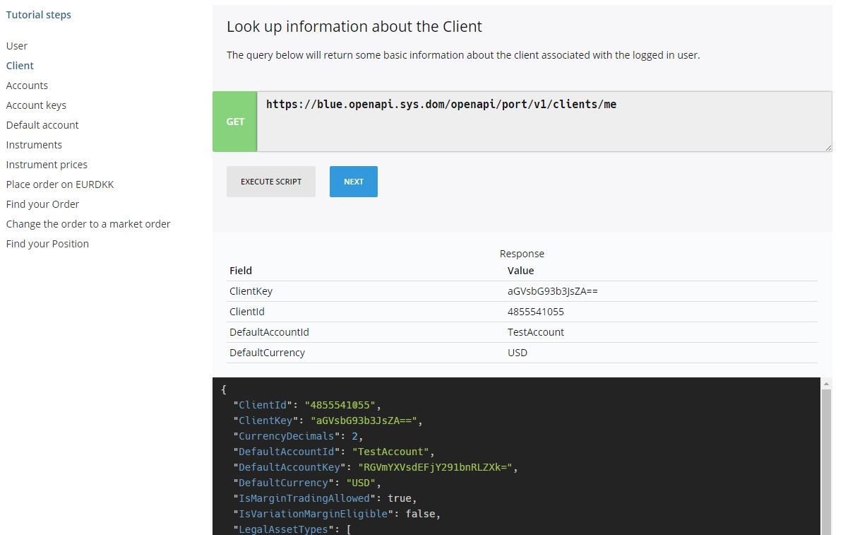 Saxo Bank Developer Portal